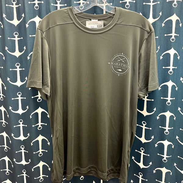 Tight Lines SPF Short Sleeve Grey – Bayshore Clothing